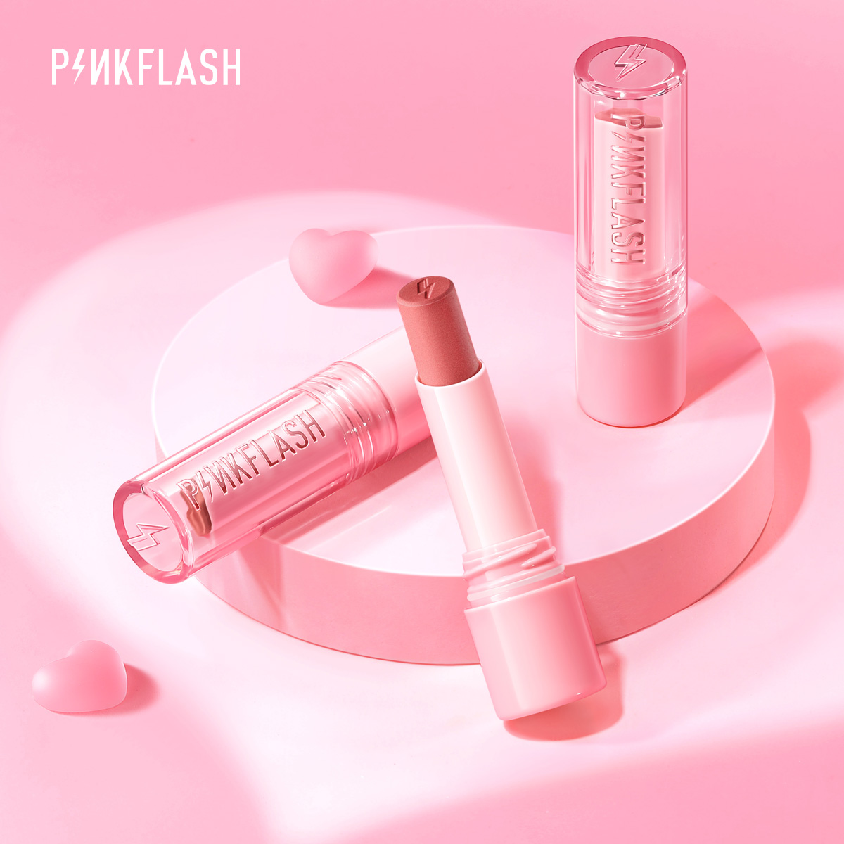 【ใหม่】Pinkflash Matte 12H Lock Color Lipstick Kissproof กันน้ํา ติดทน ...