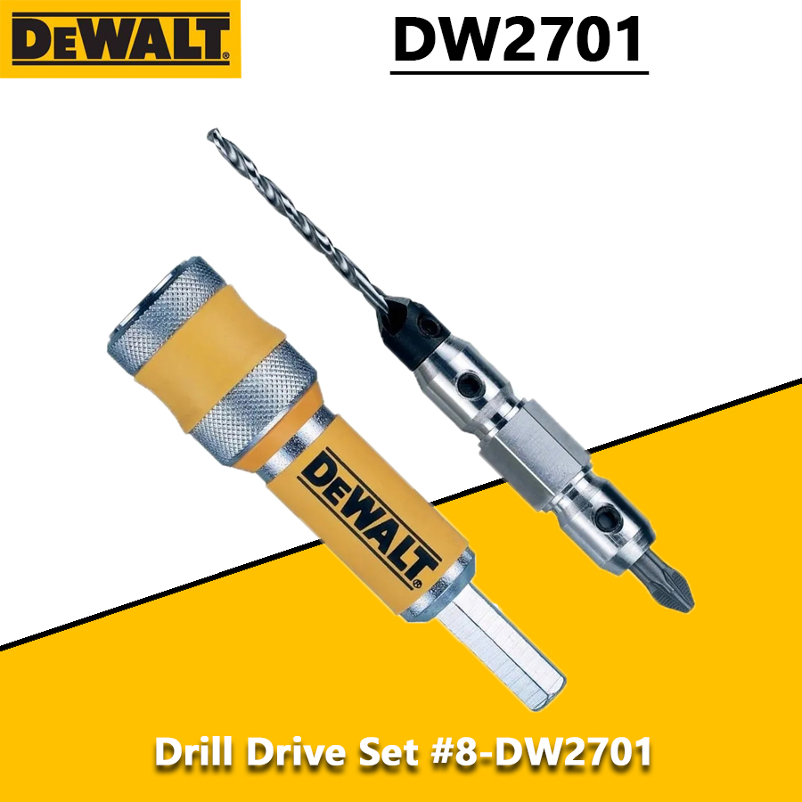 Dewalt DW2700 DW2701 DW2702 ไดรฟ์พลิกสว่านครบชุด #6 #8 #10 2 in 1 ...