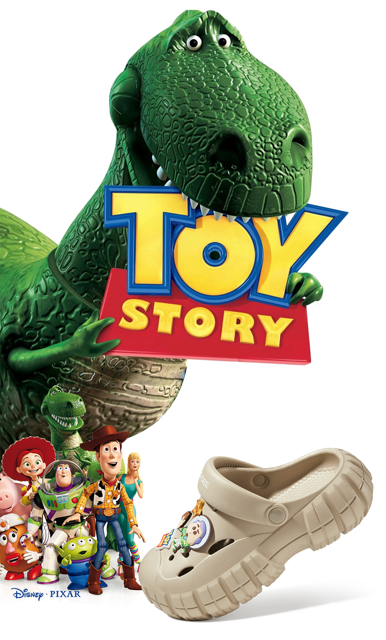 【POSEE Pioneer x Disney Buzz&Rex】POSEE Clogs Pioneer EVA Couple รองเท้าหัวโตานิ่มเหมือนเหยียบขี้ ...
