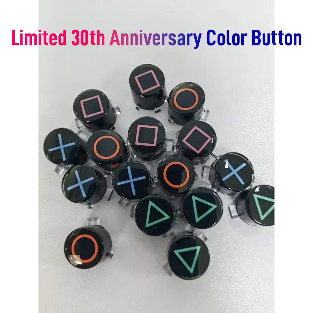 จํากัด 30th Anniversary ปุ่มสีสําหรับ PS5 Controller Shell Cover ...