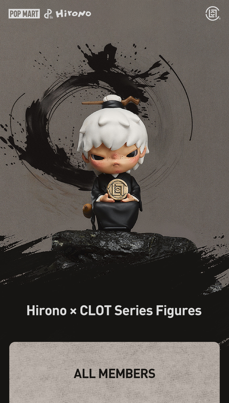 POP MART POP MART Hirono × CLOT Series Figures | Shopee Thailand