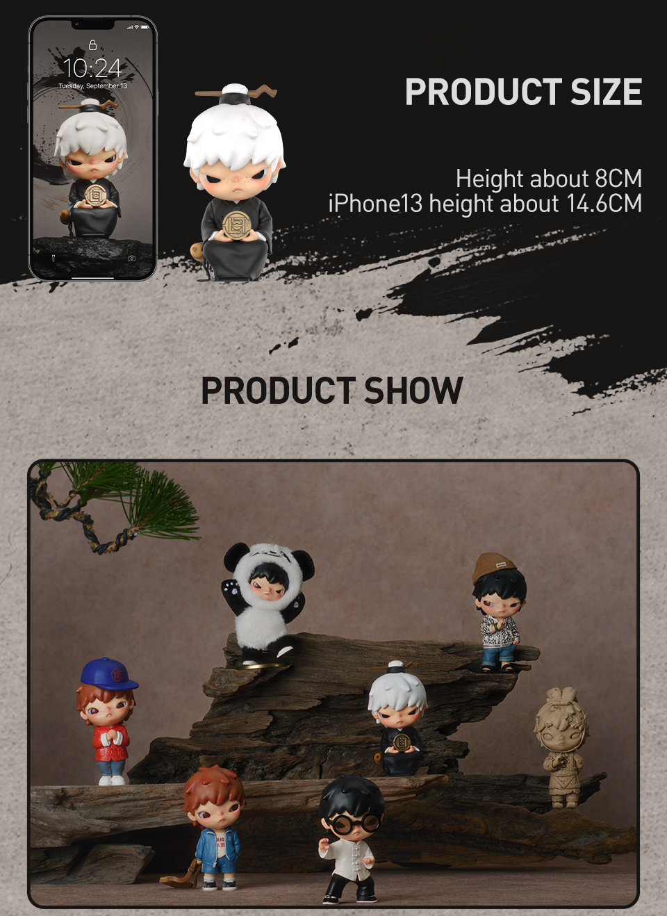 POP MART POP MART Hirono × CLOT Series Figures | Shopee Thailand