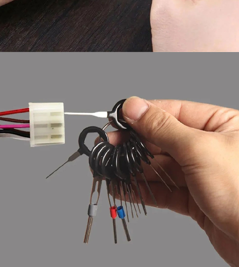 Seametal 41/59pcs รถ Terminal Removal Kit กล่องปลั๊กสายไฟ Connector ...