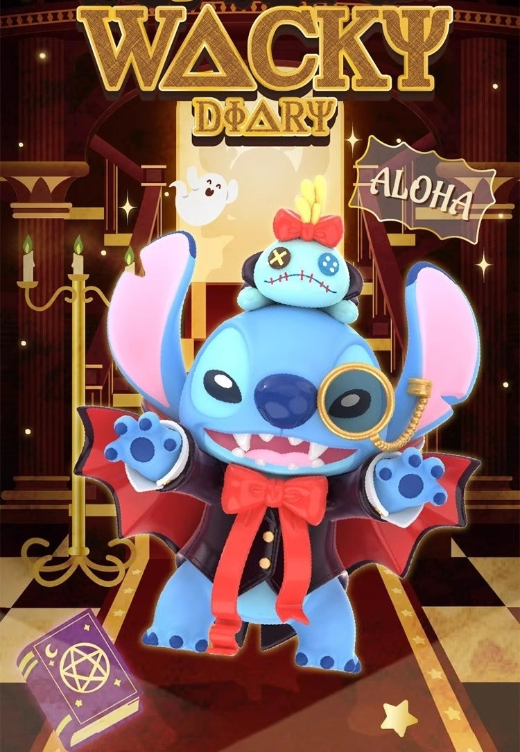Disney TOPTOY Stitch Wacky Diary Blind Boxs Toy Collection Gift ...