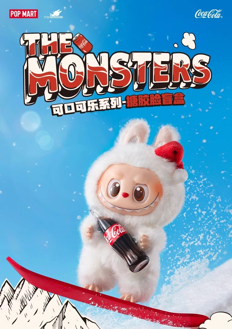 Popmart labubu V3 The Monsters Coca-Cola Vinyl Face Series Mystery Box ...