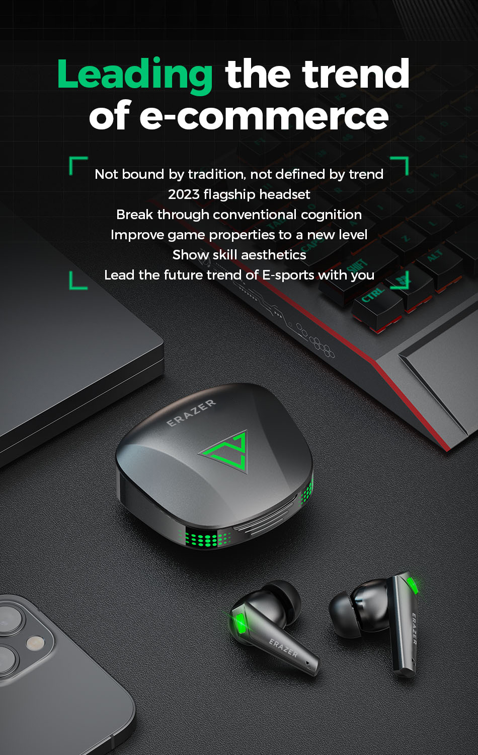 Lenovo XT85 TWS Gaming Bluetooth 5.3 Gamer พร ้ อมไมโครโฟน 9D สเตอริโอ ...