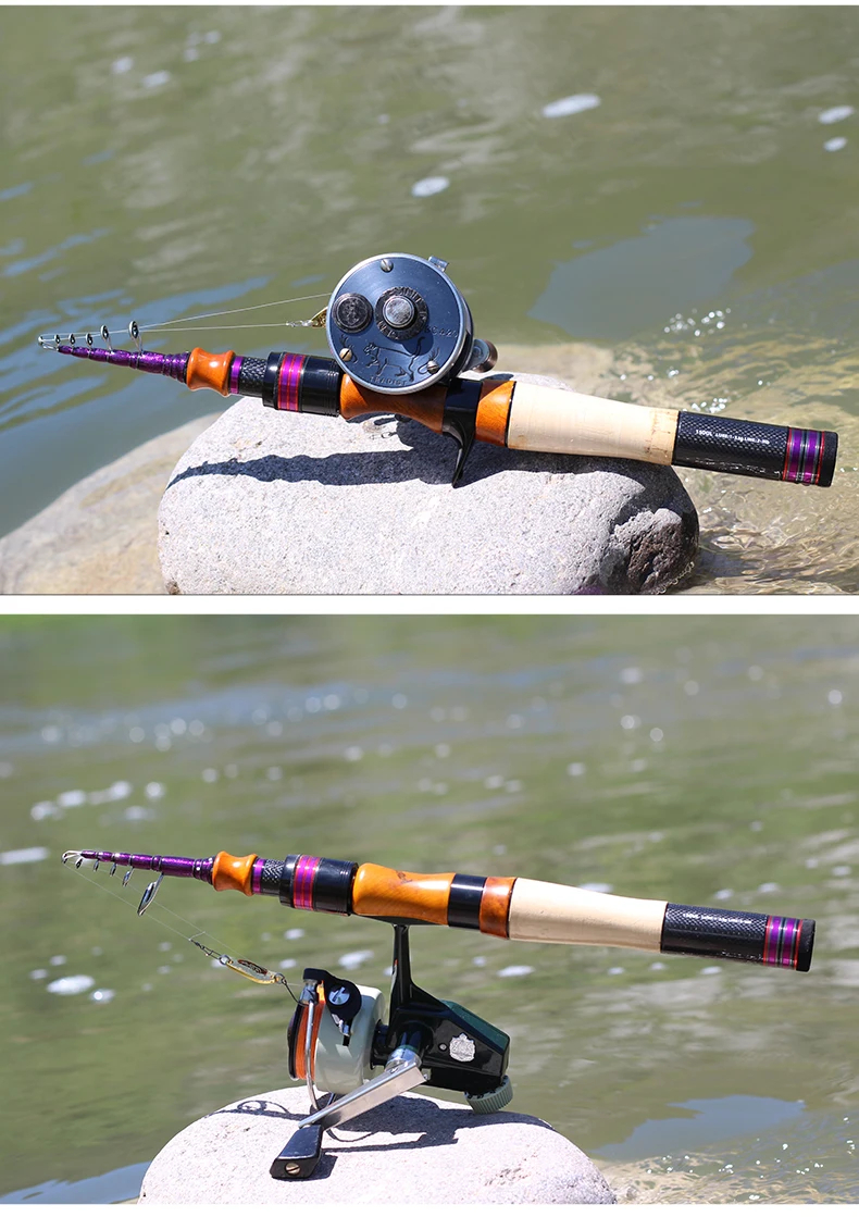Purelure 1.50m XUL BFS Telescopic Rod 5ft Travel Rod ปลาเทราท์ Spinning ...