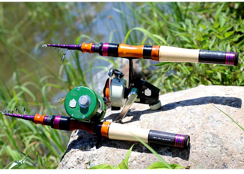 Purelure 1.50m XUL BFS Telescopic Rod 5ft Travel Rod ปลาเทราท์ Spinning ...