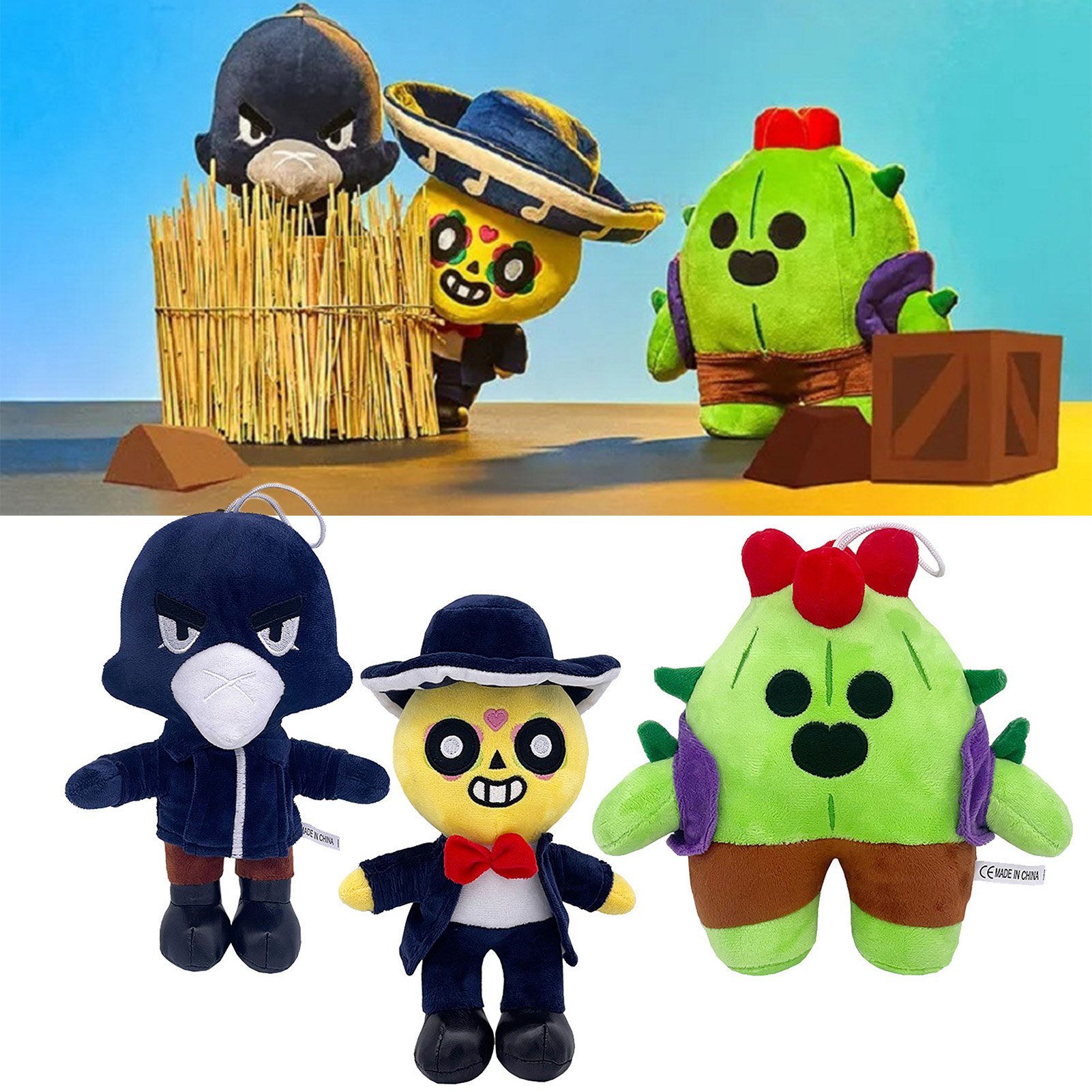 ของเล่นตุ๊กตา Brawl Stars Shirley Colt Spike Poker | Shopee Thailand