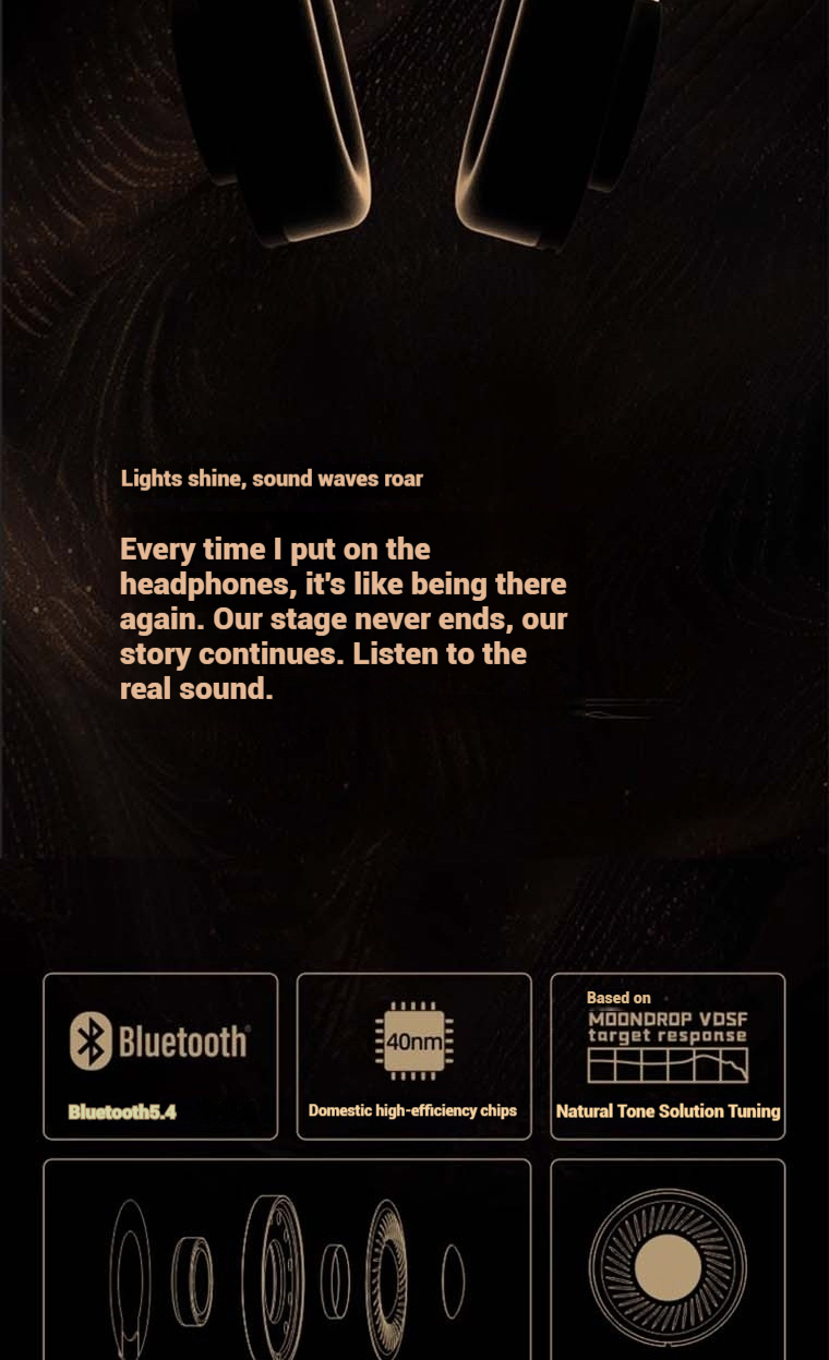 Moondrop Singer ANC Active Noise Cancelling HIFI คุณภาพเสียงชุดหูฟัง ...