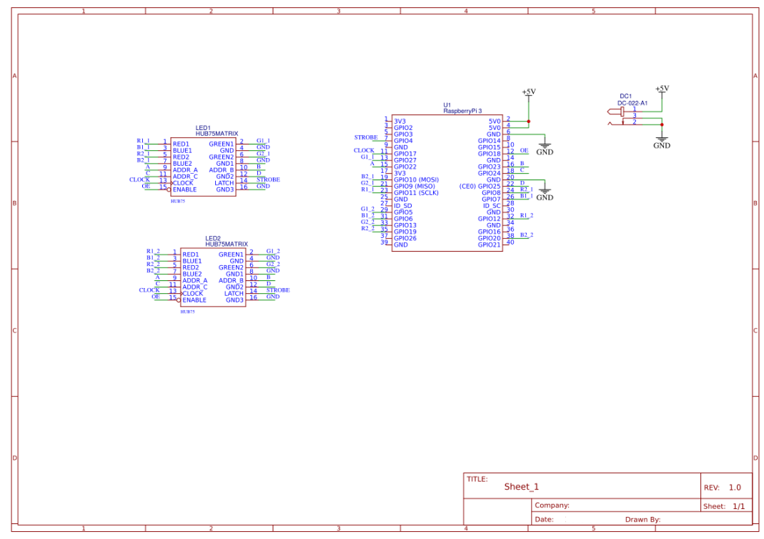 บอร์ดอะแดปเตอร์แปลงเหมาะสําหรับ Raspberry Pi ถึง Hub75 Raspberry Pi ...