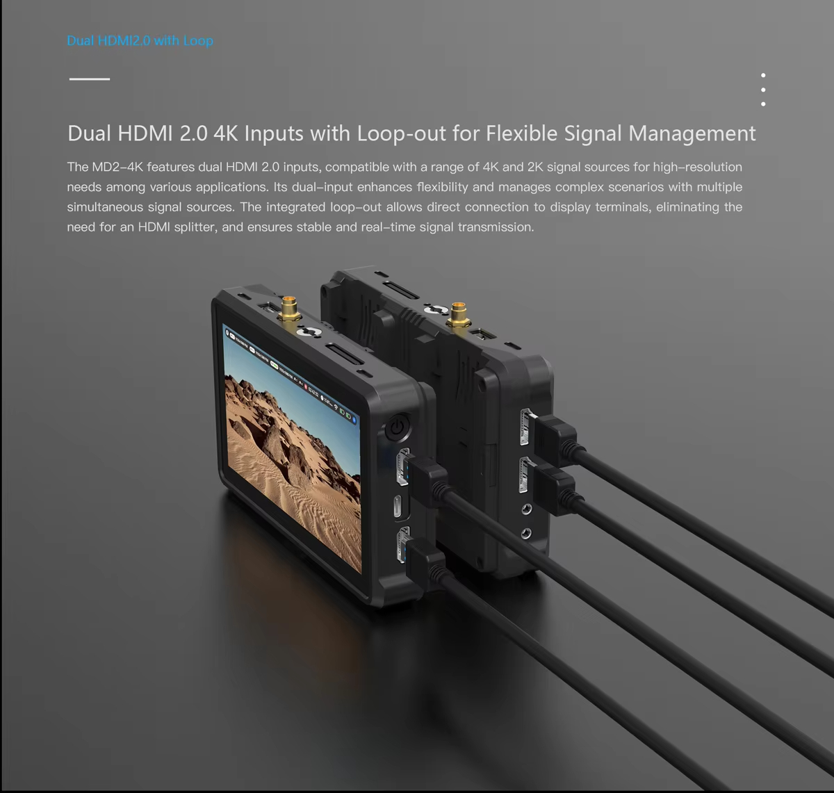 Sprolink MD2-4k Dual 4k Channel Presentation Streaming Switcher รองรับ ...
