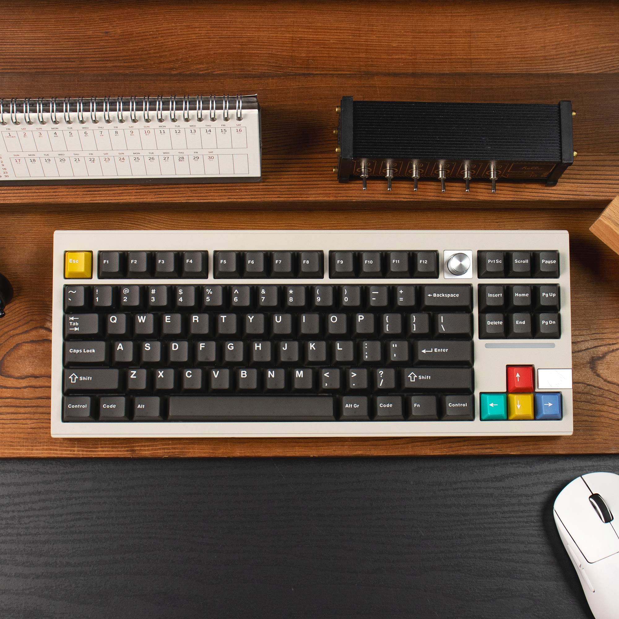 121 คีย์ / เซต Aifei Neon Light Klein Blue Pyga ปุ่มกด ABS ปุ่มกดช็อต ...