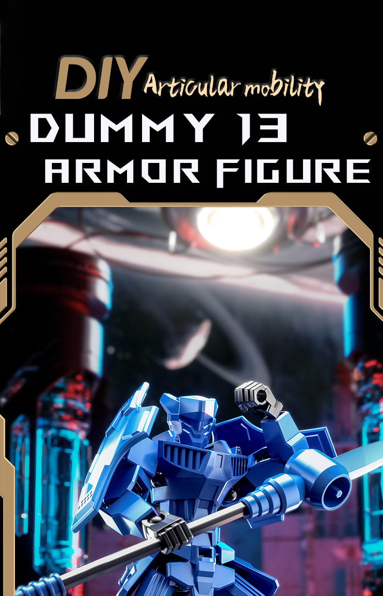 Shield of Armor 3D พิมพ์ Dummy 13 Action Figure,T13 ของขวัญ DIY,Lucky ...
