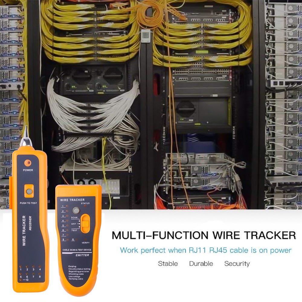 🚚ท้องถิ่น🚚 RJ11 RJ45 Cat5 Cat6 โทรศัพท์ติดตามสายไฟ Tracer Toner ...