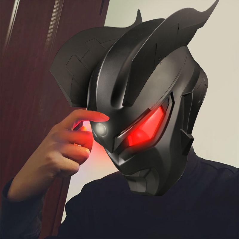 Ellen Ultraman Mask Dark Lops เรืองแสงหัว Cos Sero Oman หมวกกันน็อก ...