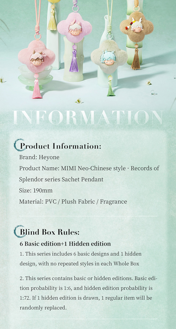 Heyone MIMI Neo-สไตล์จีน · Records of Splendor series พวงกุญแจ Plush ...