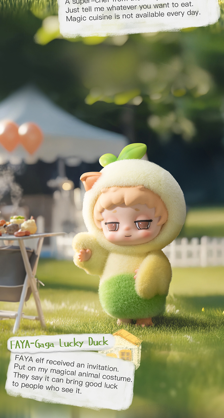 Heyone-good Friends เครื่องแต่งกาย Party Fluffy Blind Box Flocking ...