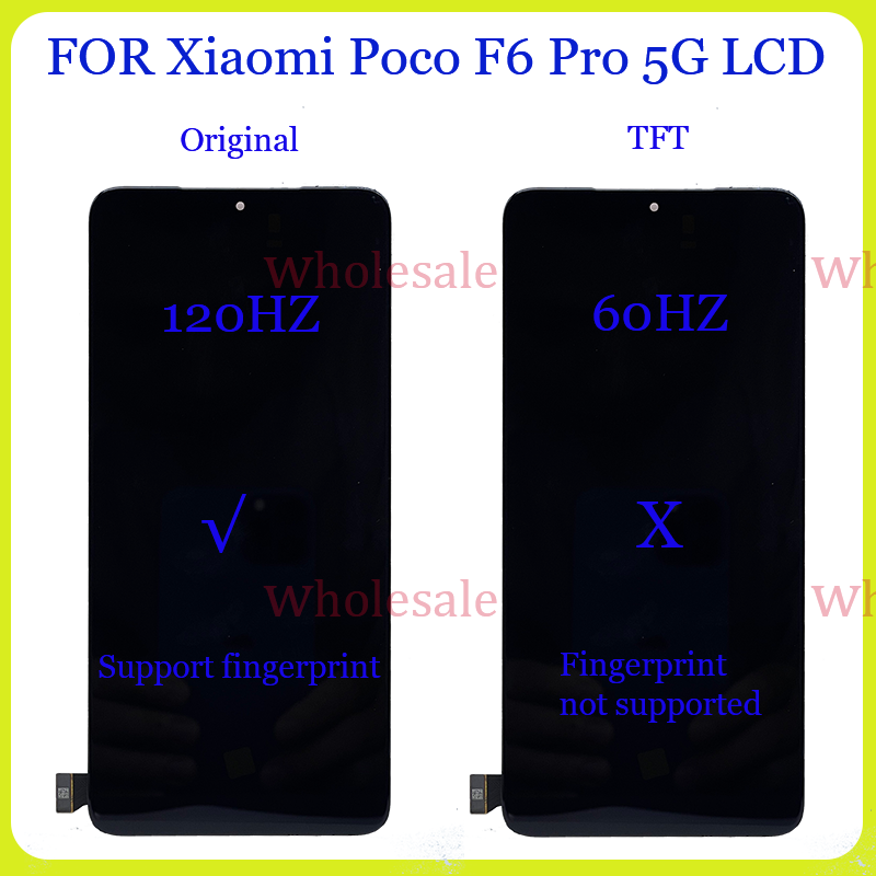 Original AMOLED สําหรับ Xiaomi Poco F6 Pro 5G จอแสดงผล lcd Touch Screen ...