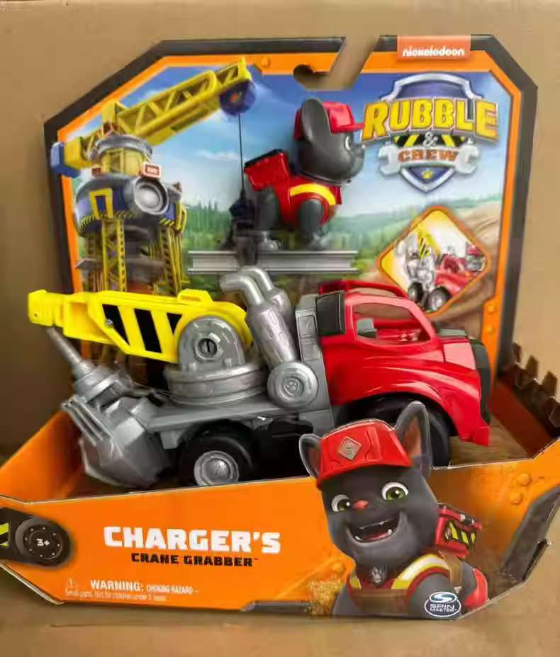 Rubble & Crew, Chargers Crane Grabber รถบรรทุกของเล่นพร้อมชิ้นส่วนที่ ...