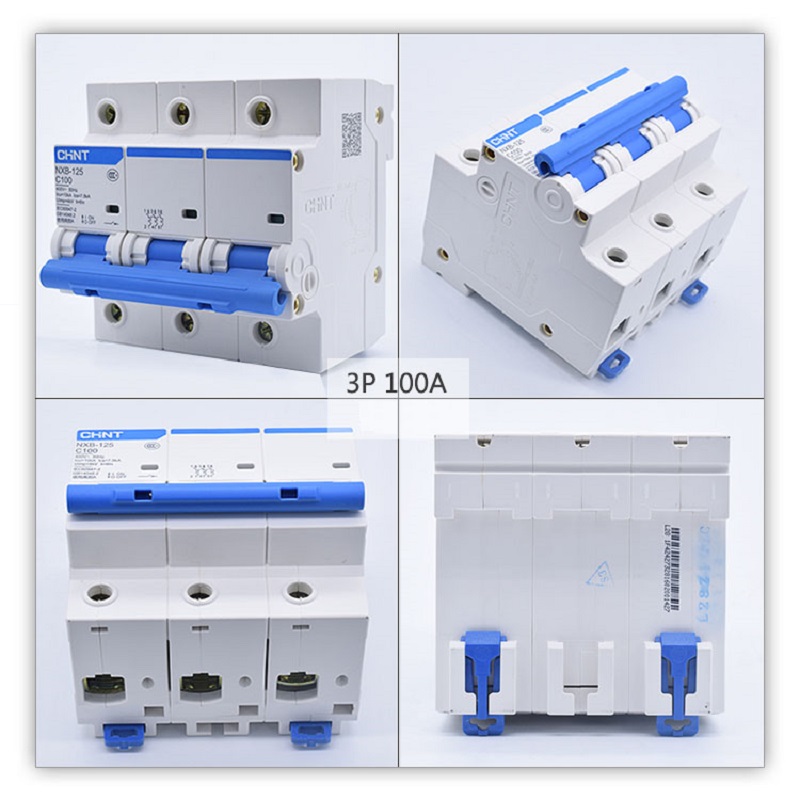 Chnt CHINT NXB-125 1P 2p 3P 4P 63A 80A 100A 125A 230V 220V 50HZ Miniature circuit breaker MCB ...