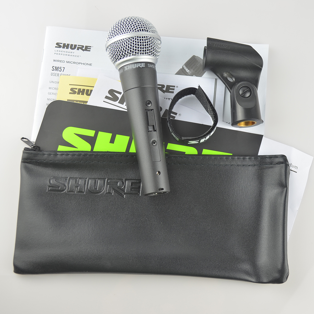 Shure SM58 ไมโครโฟนคลาสสิกสําหรับโบสถ์สตูดิโอ Tiktok ถ่ายทอดสดร้องเพลง ...
