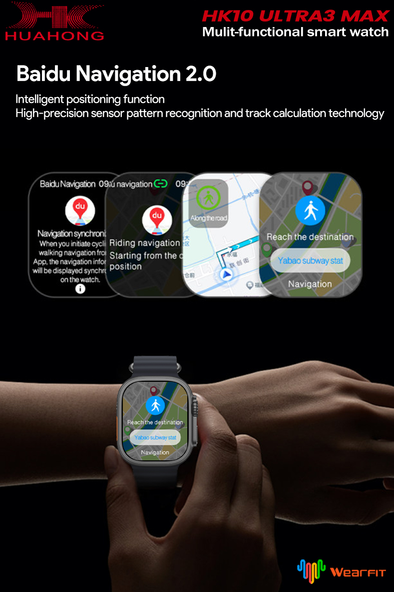 2025 Original HK10 Ultra 3 MAX SmartWatch ใหม่ล่าสุด 4GB ROM AI ROBOT ...