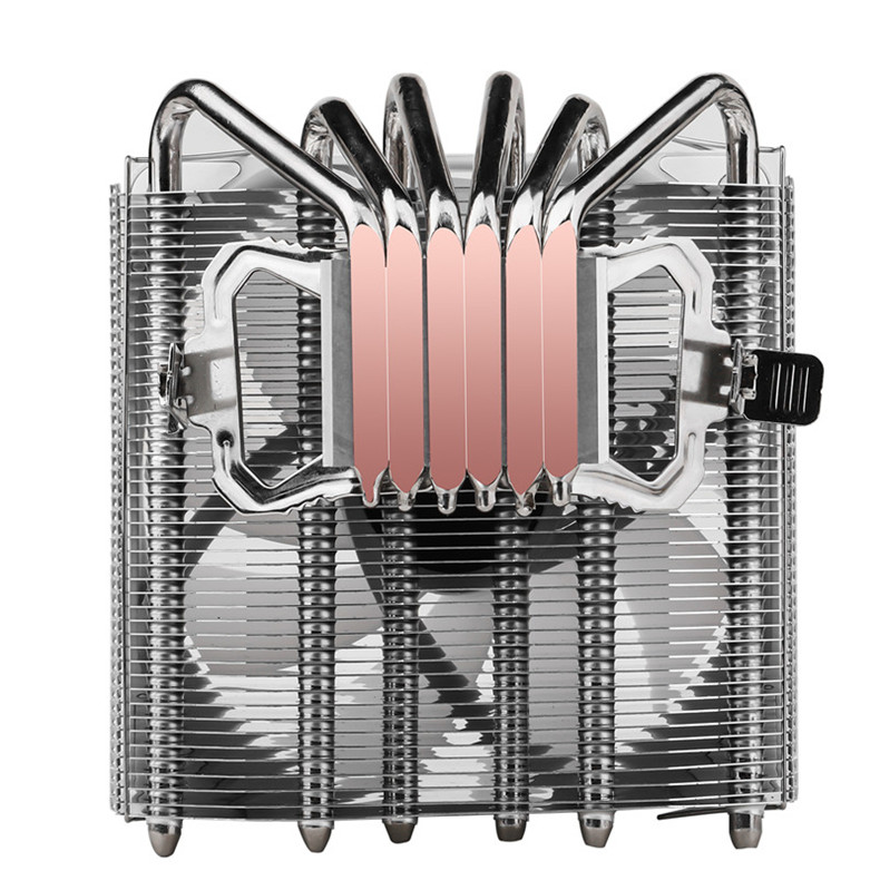 Ice Whale IW-6X 6 Heatpipes CPU Cooler พัดลมต่ําโปรไฟล์หม้อน้ํา Ultra Slim PWM LGA115X 1200 1700 ...