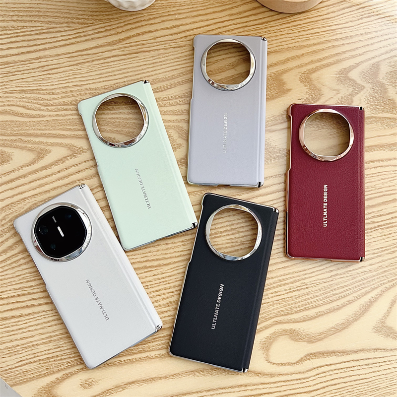 เคสบานพับสําหรับ Huawei Mate X6 Casing Electroplated Litchi Leather ...