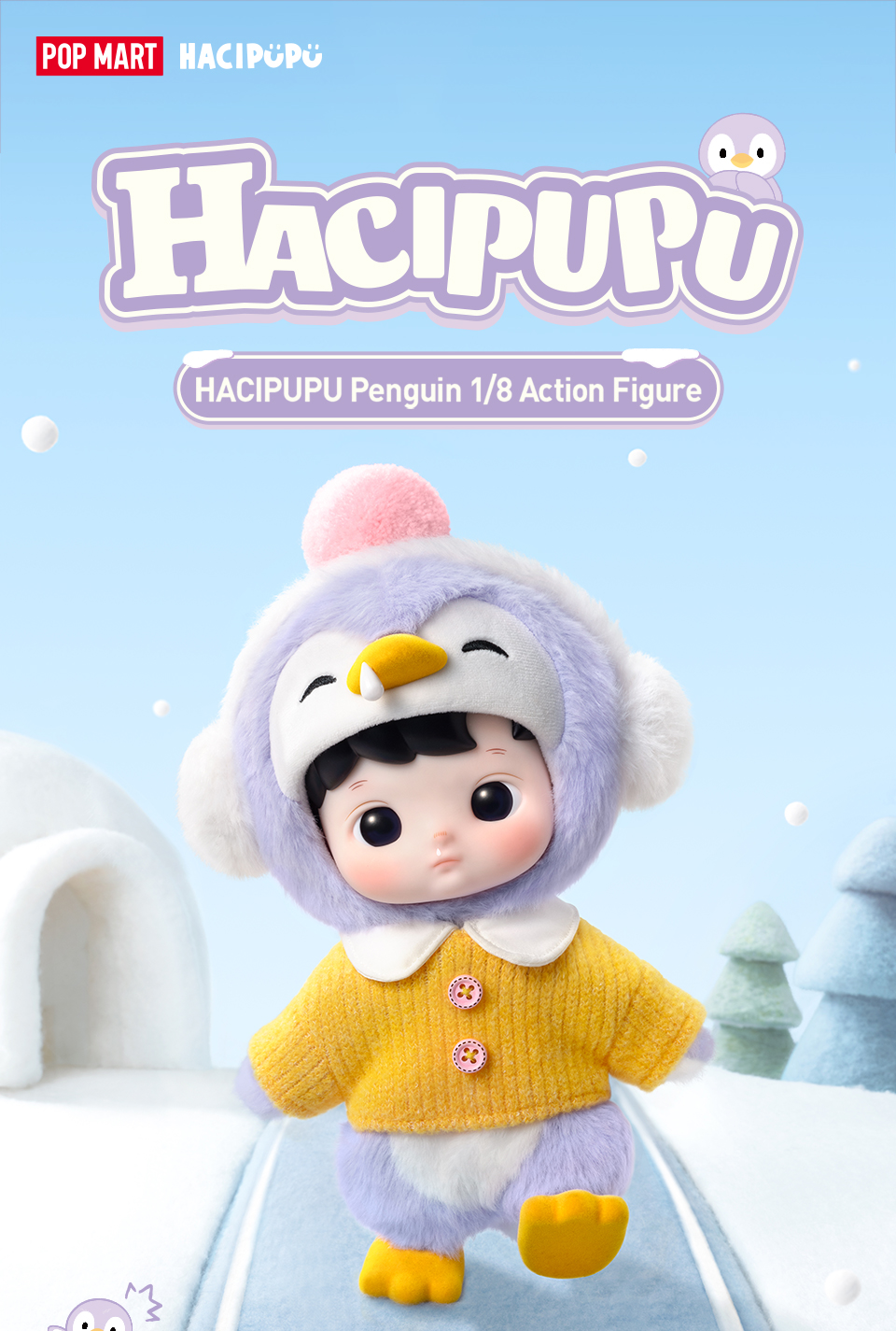POP MART HACIPUPU Penguin 1/8 Action Figure | Shopee Thailand