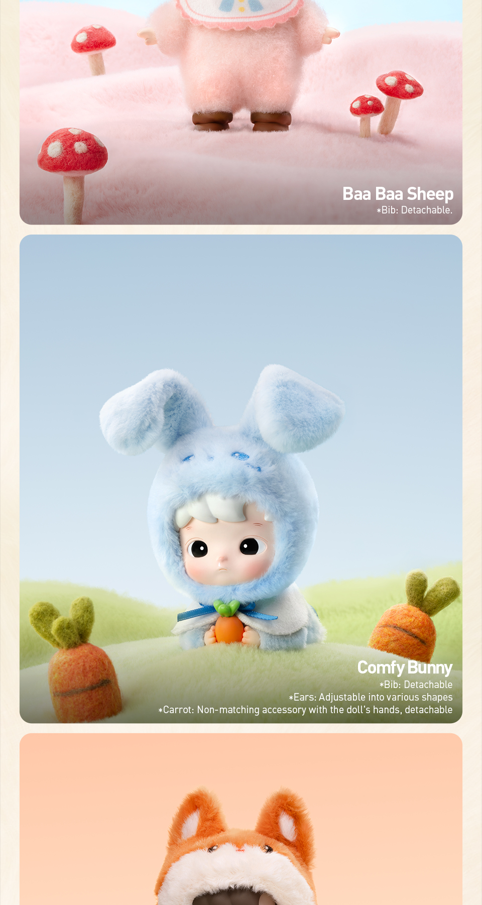 POP MART HACIPUPU Snuggle With You Series Figures Blind Box Action Toys ...