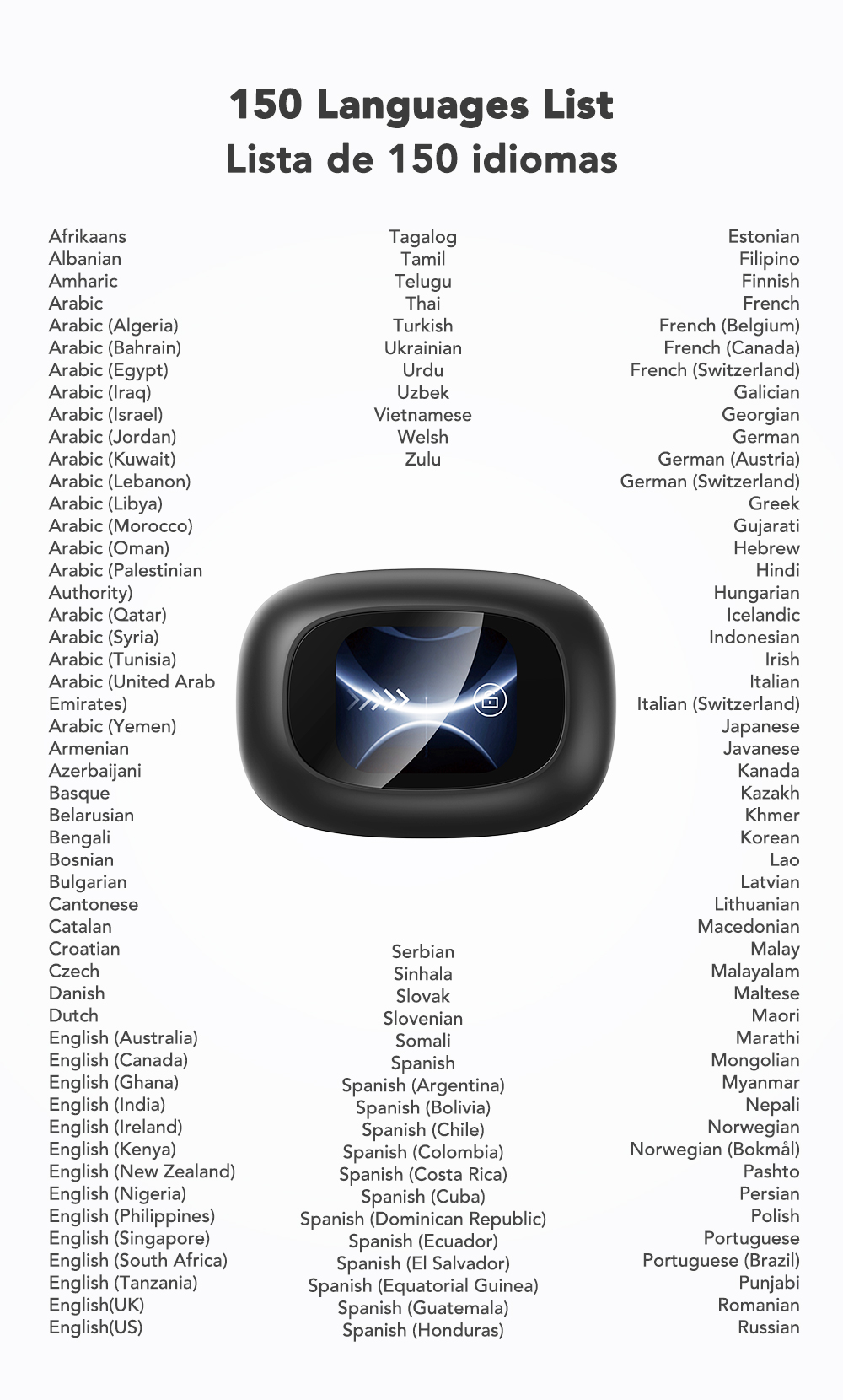 Lenovo ERAZER XP3 AI การแปลด้วย หูฟังบลูทูธ รองรับ 150 ภาษา การแปลเสียง ...