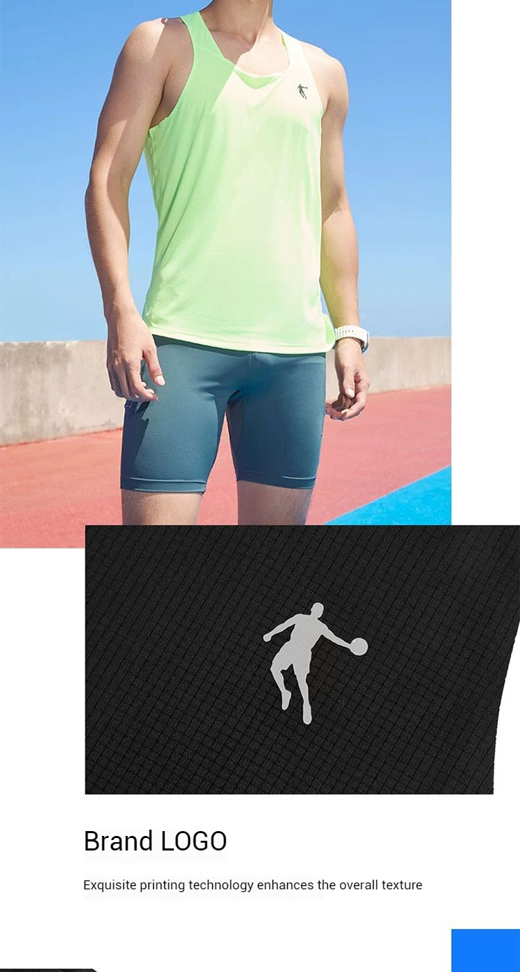 Qiaodan Man เสื้อกีฬาแห้งเร็วมืออาชีพกีฬาฟิตเนสวิ่ง XVS23241250ร ...