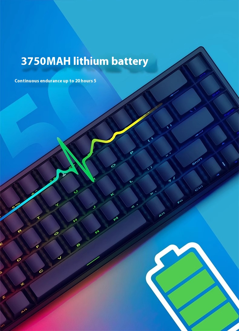 Carotmas Mars68 Pro คีย์บอร์ดไร้สายแม่เหล็ก 65% Hot swappable RGB 0.125ms Latency ต่ํา RT0.01 ...