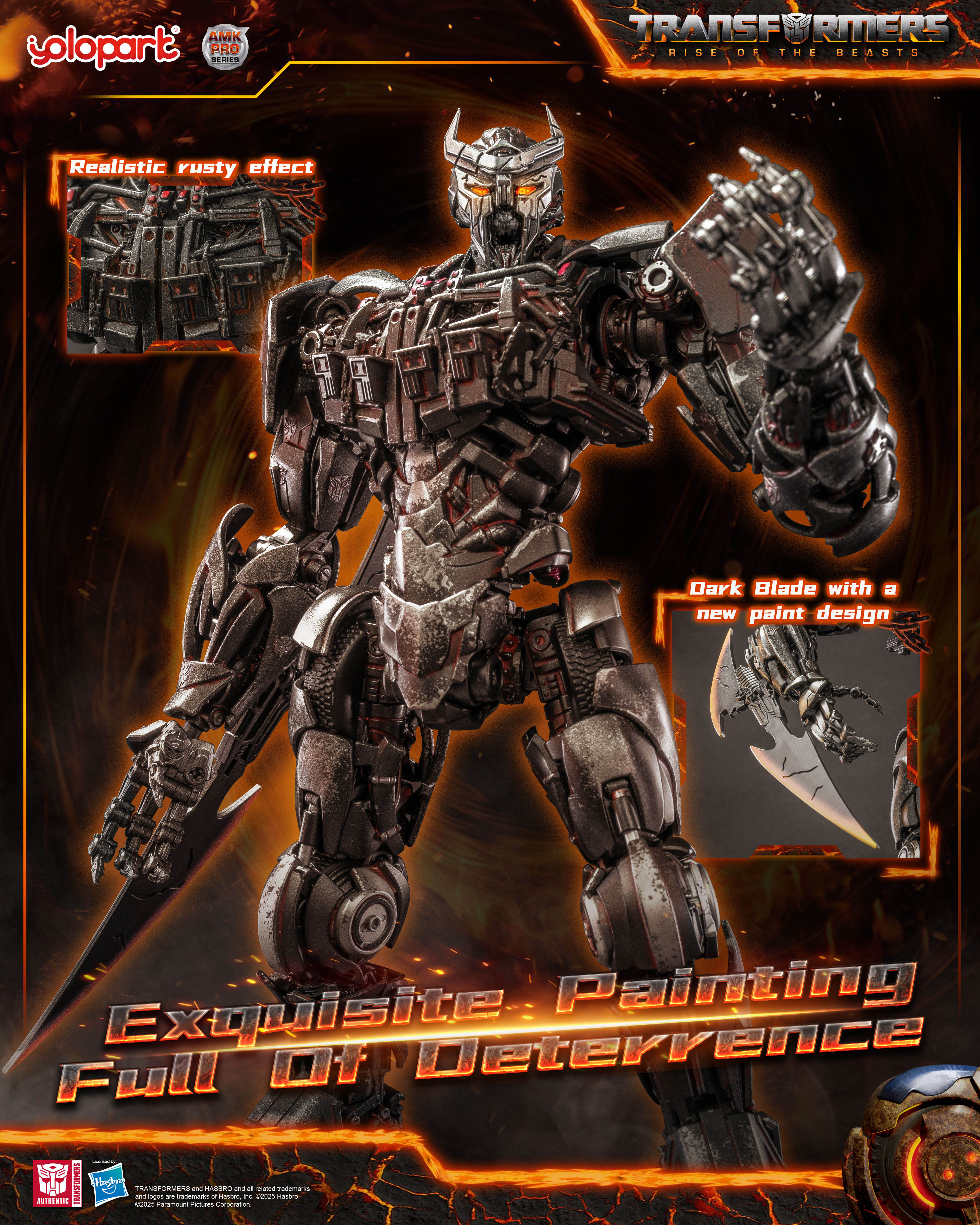 YOLOPARK AMK PRO Series Transformers Rise of the Beasts Scourge Model ...