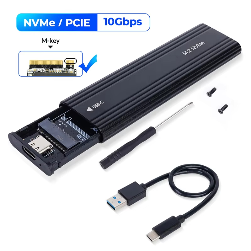 🚚ท้องถิ่น🚚 Nvme NGFF M.2 Solid State Drive ภายนอก Enclosure M.2 ถึง USB ...
