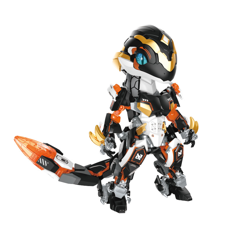 Golden Snake Mecha Building Blocks 385 ชิ้น JAKI Mythical Animal Bricks ...