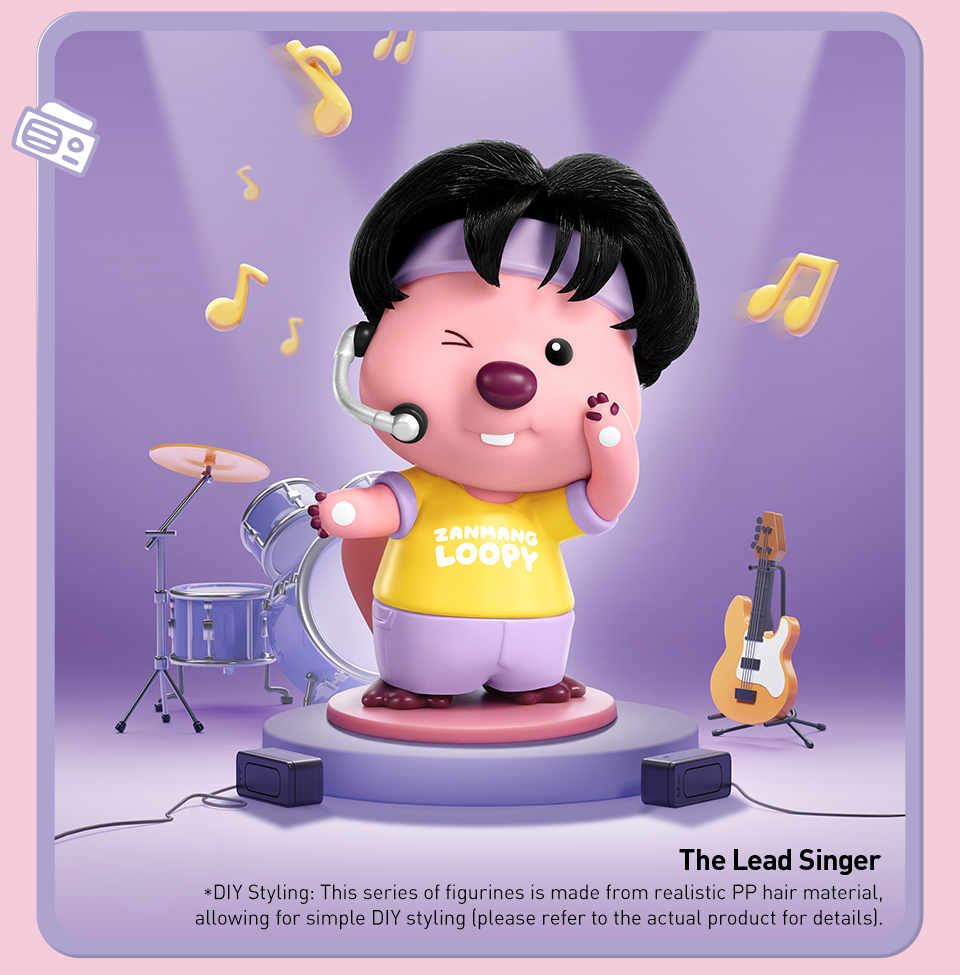 POP MART ZANMANG LOOPY’s Moments Series Figures Blind Box Action Toys ...