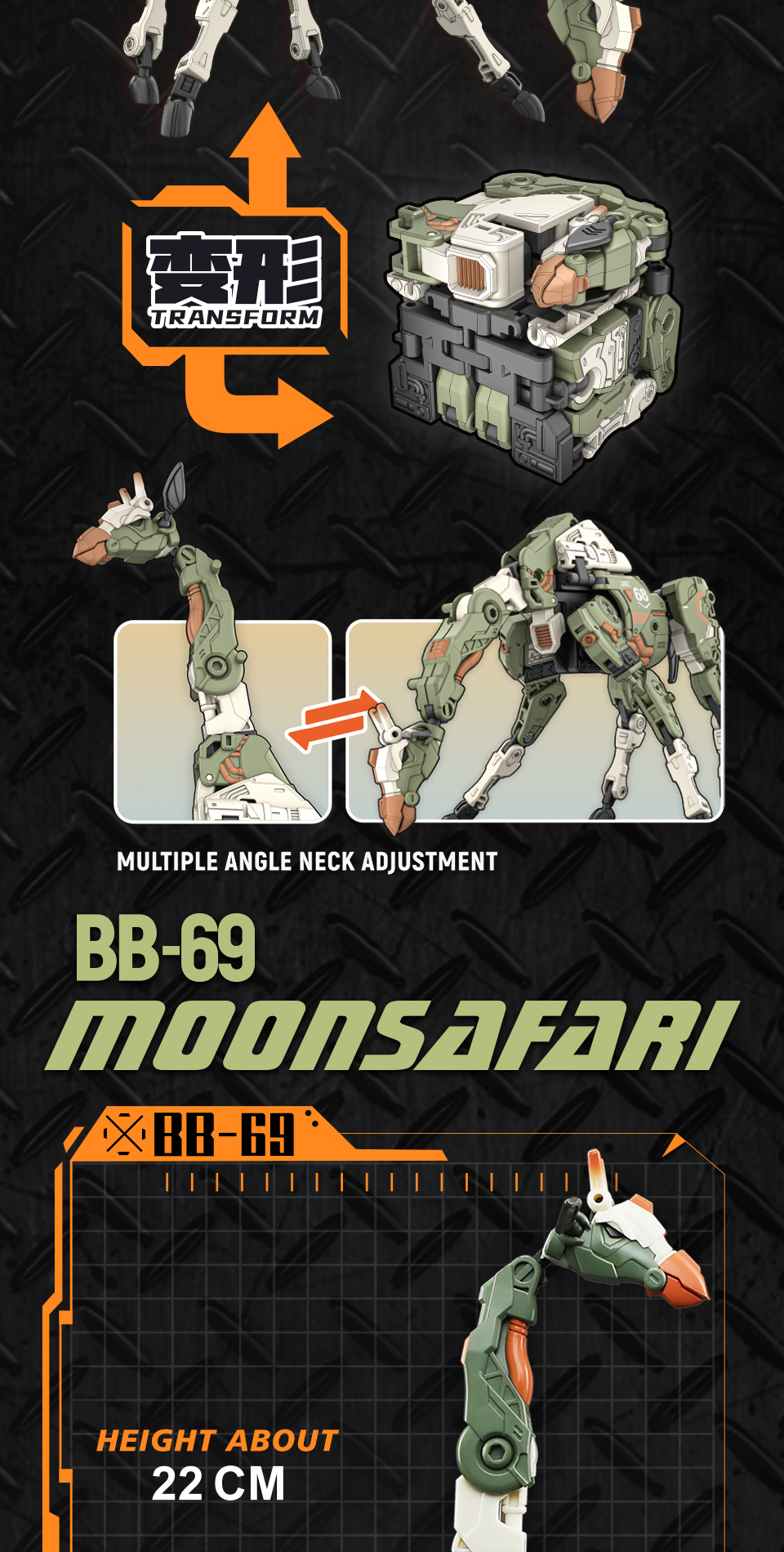 52TOYS BEASTBOX BB-69 MOONSAFARI Mecha Deformation Action Figure Portable Model | Shopee Thailand