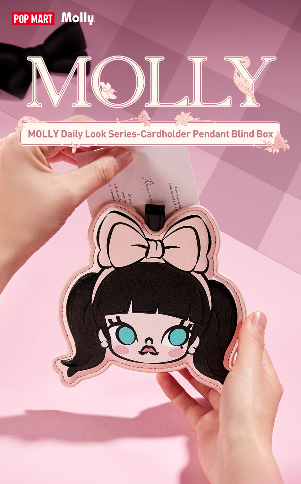 Pop MART MOLLY Daily Look Series-Cardholder Pendant Blind box(ยกกล่อง ...