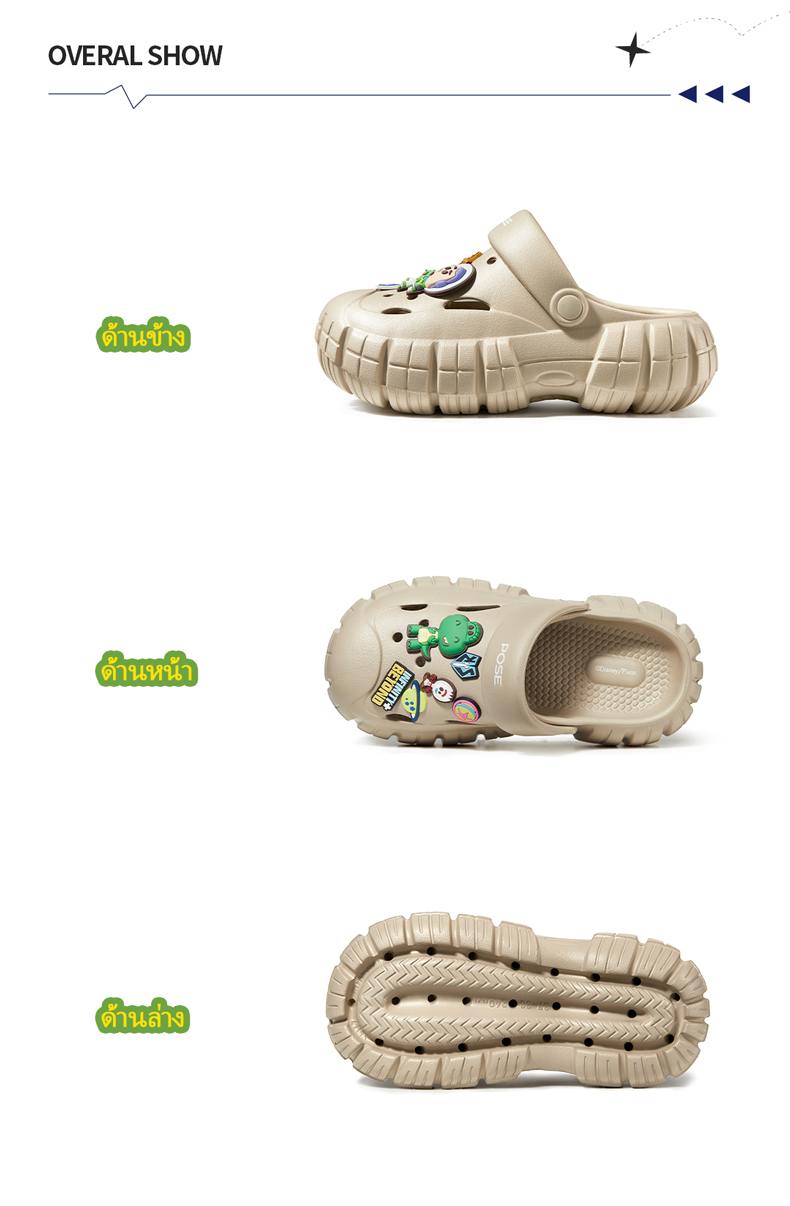 【POSE Pioneer x Buzz&Rex】POSE Clogs Pioneer EVA Couple รองเท้าหัวโตา ...