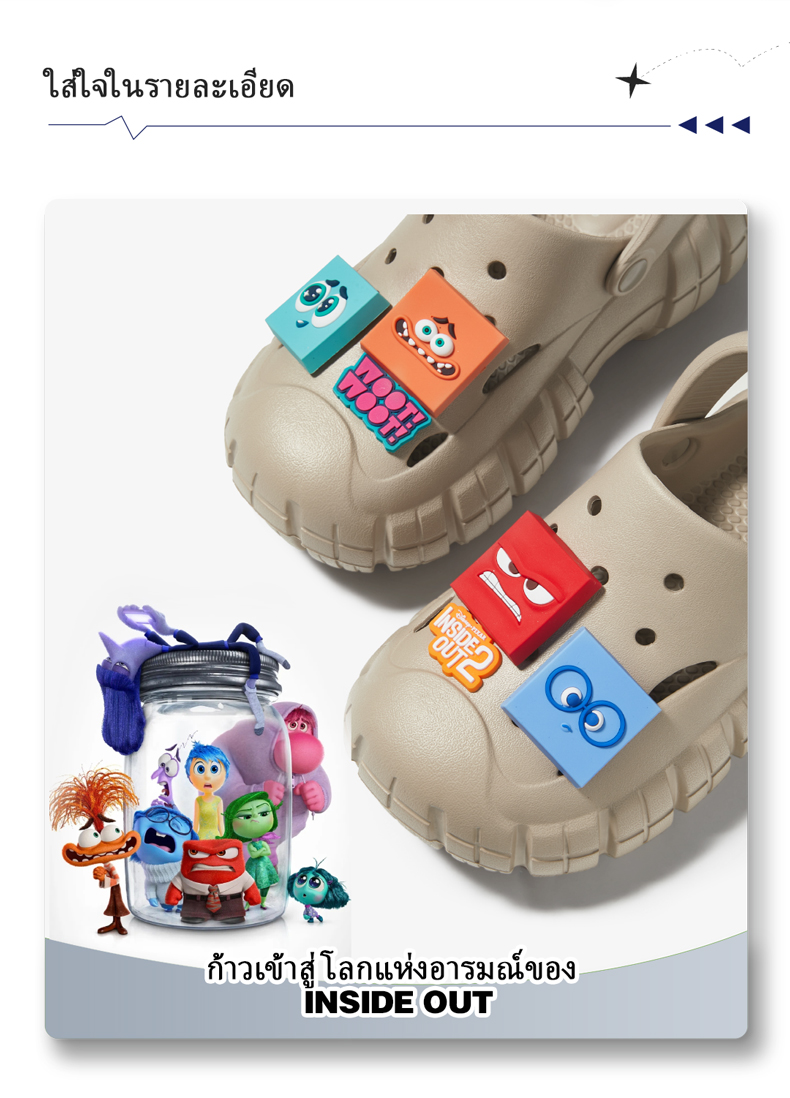 【POSE Pioneer x INSIDE OUT】POSE Clogs Pioneer EVA Couple รองเท้าหัวโตา ...