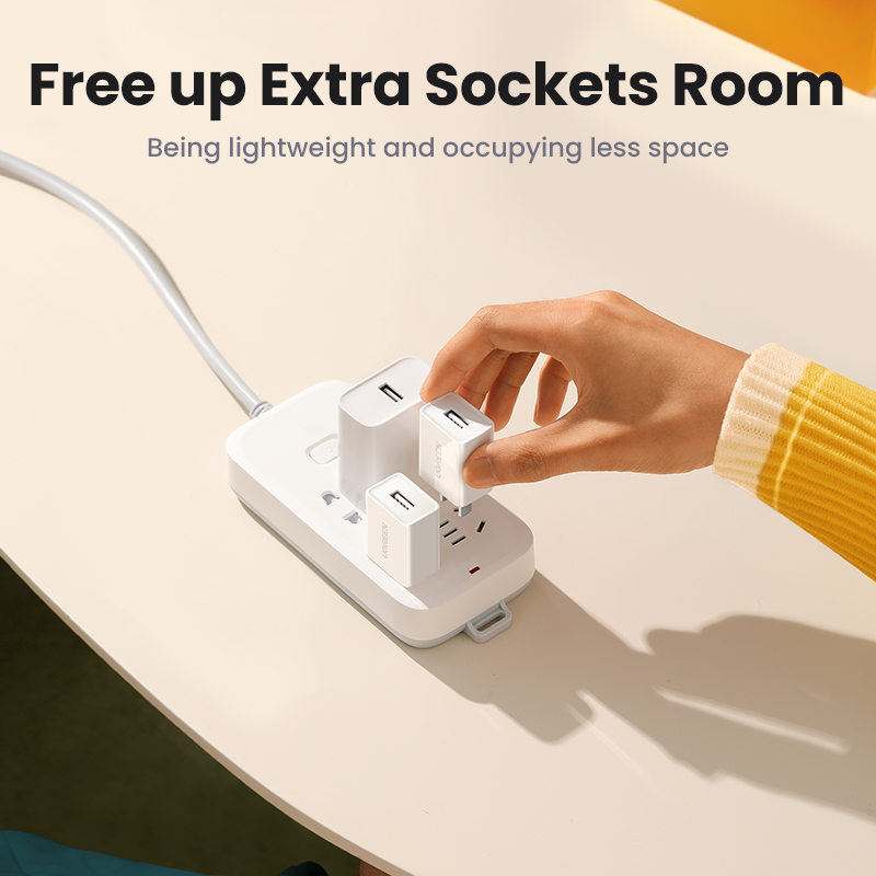 Ugreen 5W/30W Charger 5V1A อะแดปเตอร์หัวชาร์จ USB สําหรับ iPhone 13/12/11/8 Pro Max Xiaomi ...