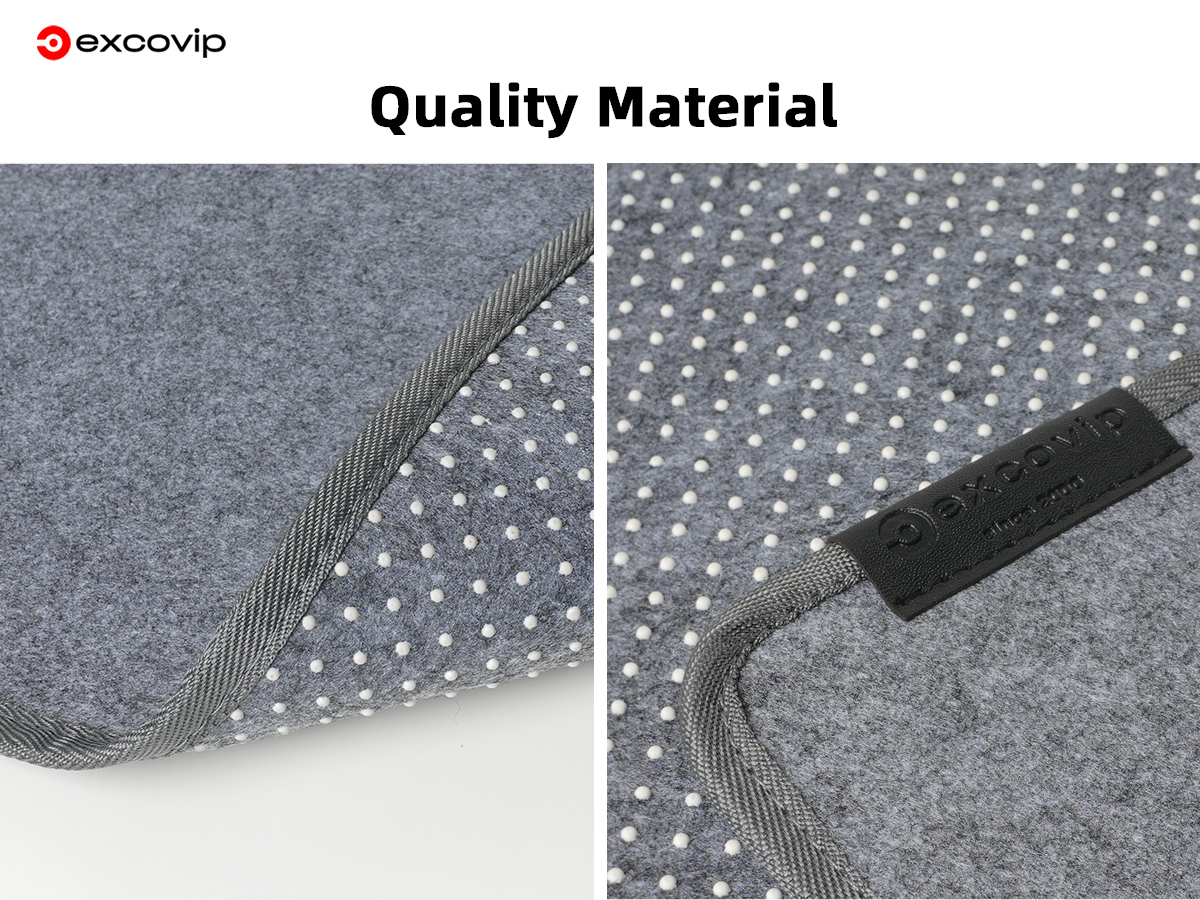 Edging Felt แผ่นรองเมาส์สีเทาเข้มขนาดใหญ่ Anti-slip นุ่มสบายเดสก์ท็อปแล็ปท็อปการเรียนรู้ ...