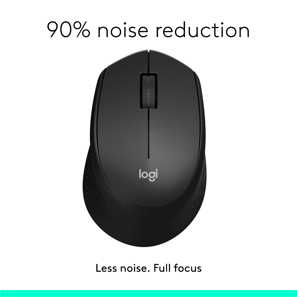 Logitech M330 Silent Plus Wireless Mouse, 2.4 GHz with USB Nano ...