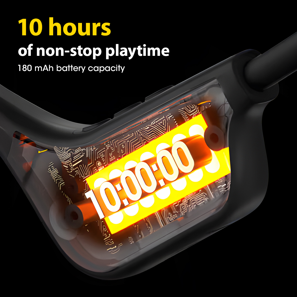 Bridio DG08 Bone Conduction หูฟังบลูทูธ 5.3 กันน้ํา หูฟังไร้สาย พร้อมไมโครโฟน ระบบ 100%แท้Bone ...