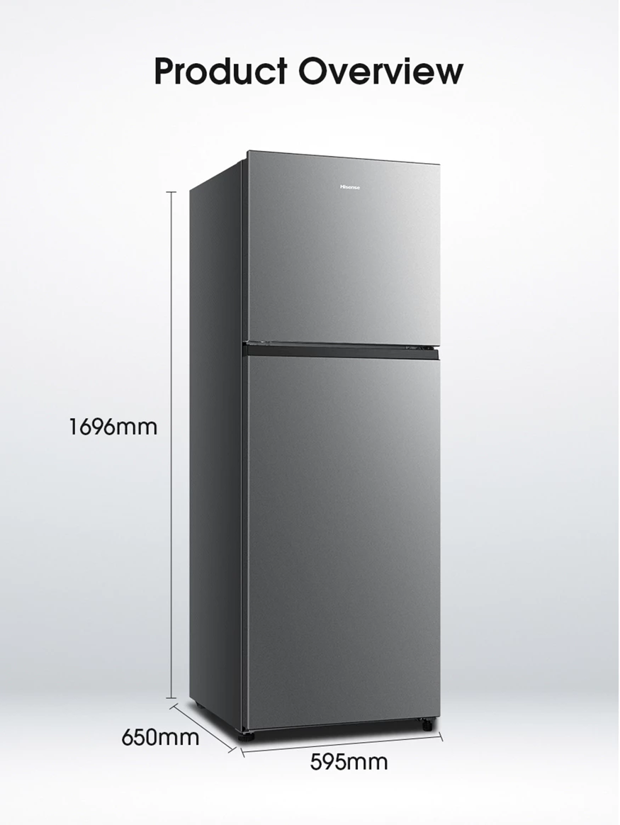 Hisense รุ่น ERT320S ตู้เย็น 2 ประตู :11.5Q/326 ลิตร | Shopee Thailand