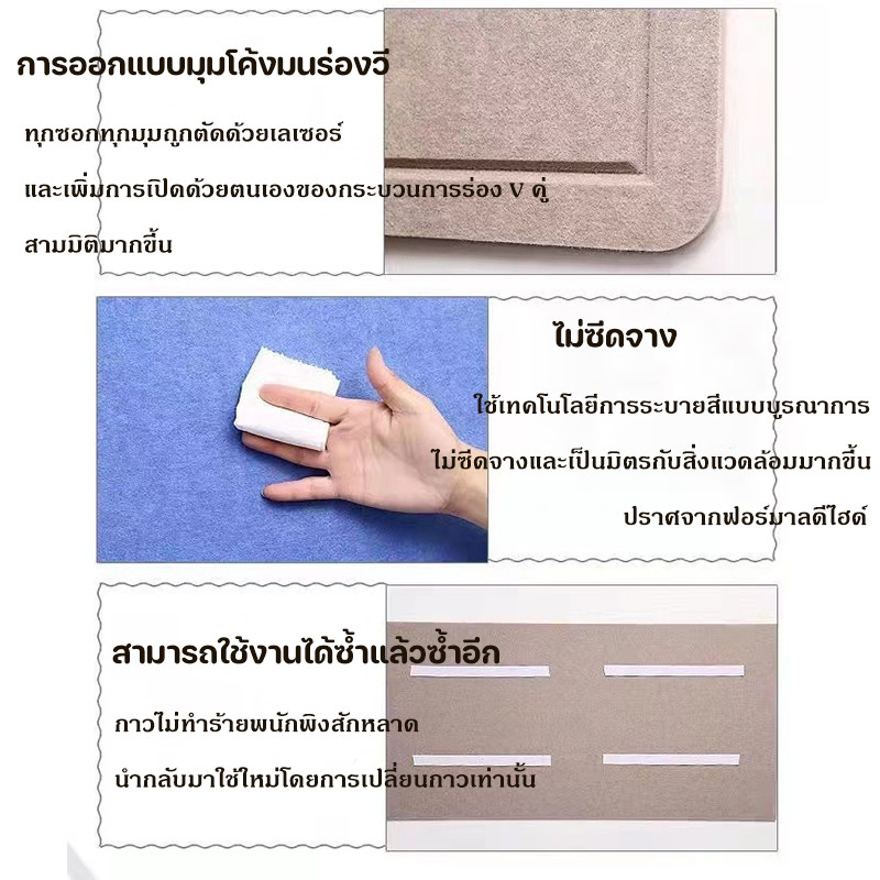 osiden กระดานสักหลาด กระดานสักหลาดหนา 9 มม.สไตล์นอร์ดิก ตกแต่งผนัง ...