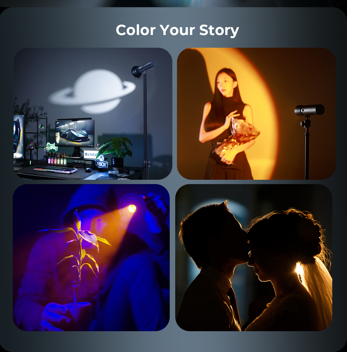 Smallrig RF 10C Mini Spotlight แบบพกพาโฟกัส LED Video Light สําหรับสมาร์ทโฟนการถ่ายภาพวิดีโอ ...