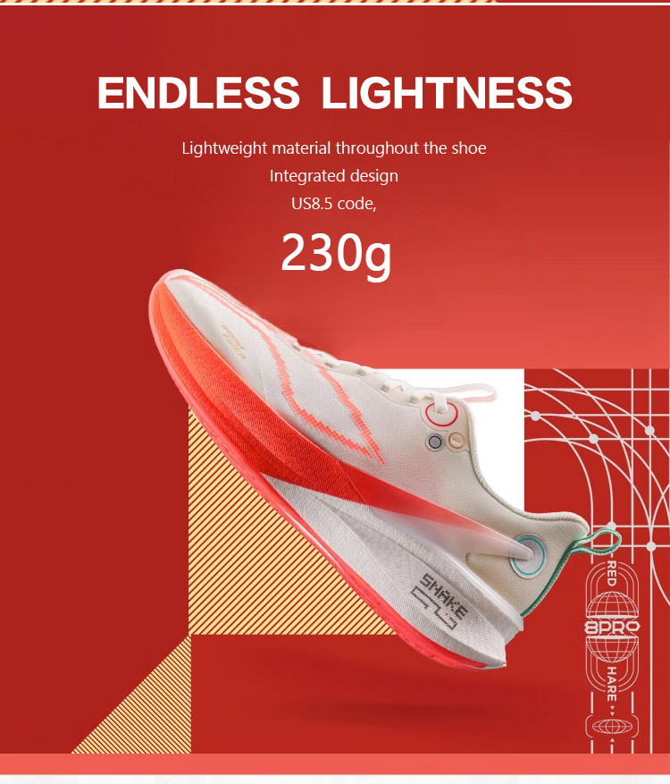 LI-NING RED HARE 8 PRO รองเท้าวิ่งผู้หญิงกีฬามืออาชีพ ARPV006 ARPV016 ...